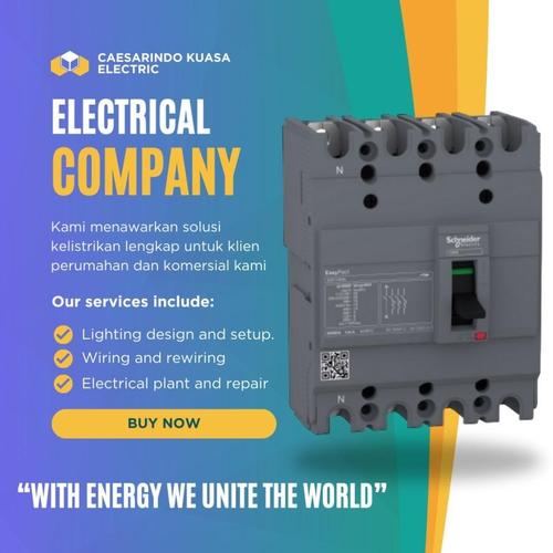 Jual MCCB 80A SCHNEIDER ELECTRIC EZC100N 80AMPER 4PAS 80AMPERE 4PHASE ...