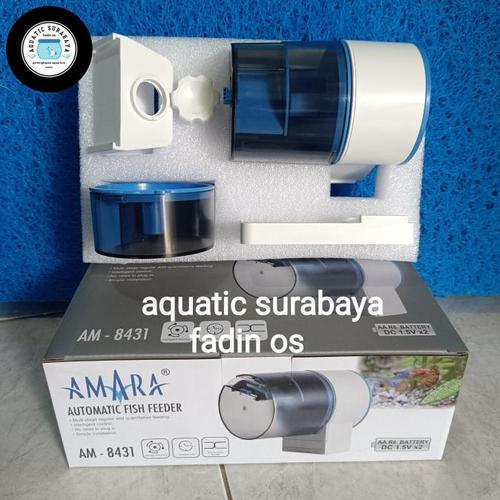 Jual MESIN PAKAN IKAN OTOMATIS AMARA AM 8431 AUTO FREEDER FOOD TIMER ...