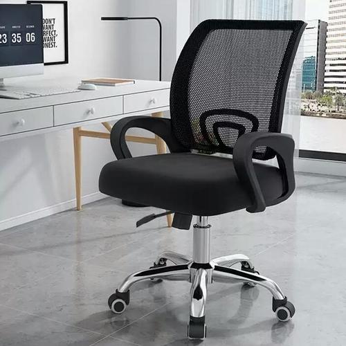 Jual Kursi Kerja Kantor Kursi putar Hidrolis kaki chrome besi Kantor ...