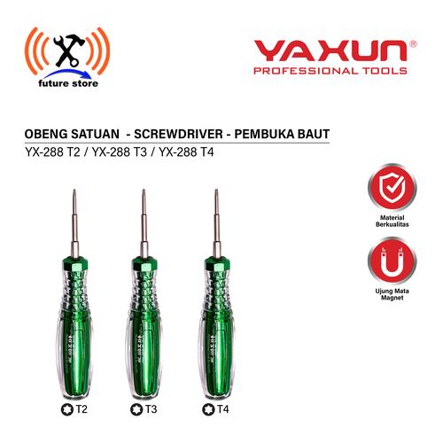 Promo YAXUN YX-288 YAXUN Obeng Satuan/Screwdriver for Handphone Laptop Computer Repair Tool ...