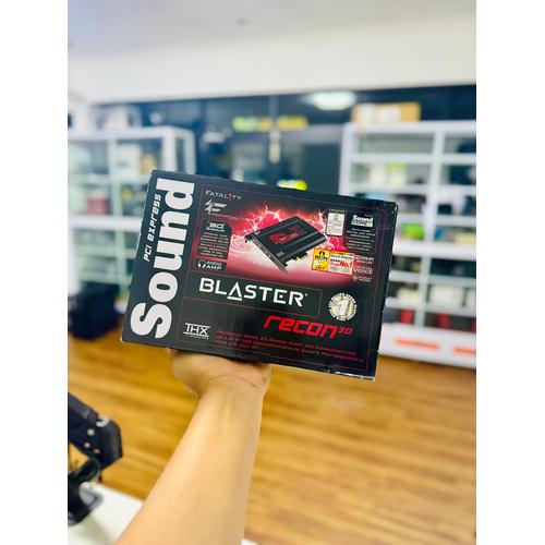 Promo Creative Sound Blaster Recon3D Fatal1ty Professional Sound Card ...