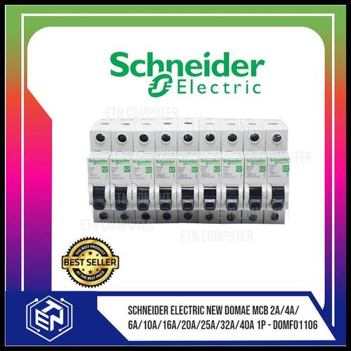 Jual Mcb Alat Listrik Mcb Schneider Easy9 1 Phase Black Original - 16A ...