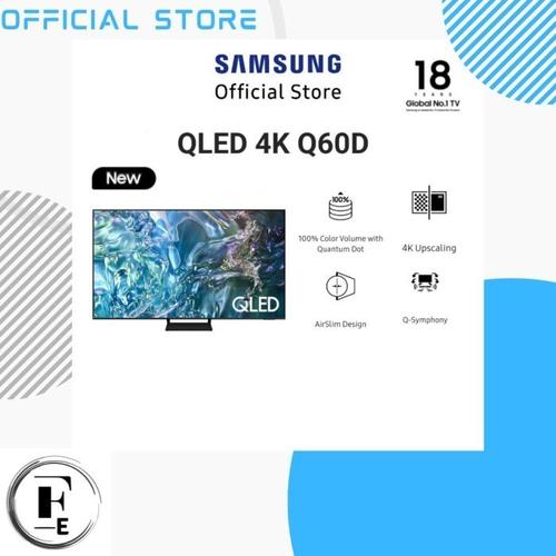 Promo SAMSUNG 75Q60D / Q60D QLED 4K UHD Tizen OS Smart TV 75 Inch ...