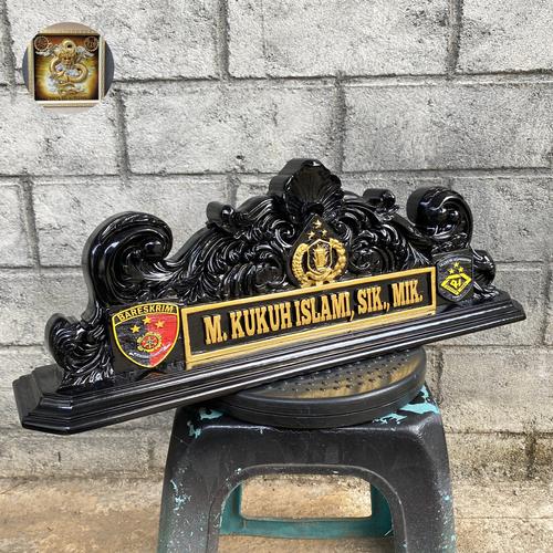 Jual Papan nama meja custom/papan nama ukiran/papan nama meja kantor ...