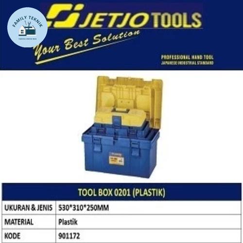 Jual JETJO LAKONI PRO TOOL BOX PLASTIK 530X310X250MM TOOL BOX 02800 ...
