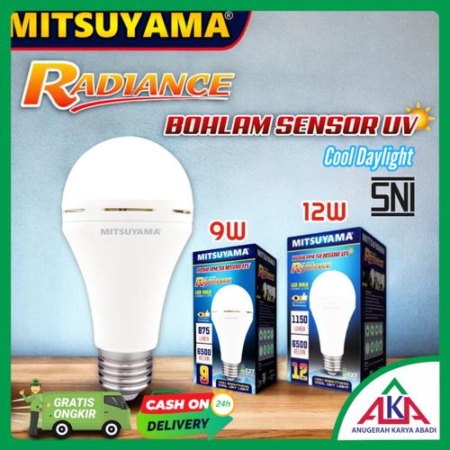 Jual Bohlam Lampu LED MITSUYAMA RADIANCE Sensor UV Ultraviolet SNI - 9W - MS-9809R - Kota ...
