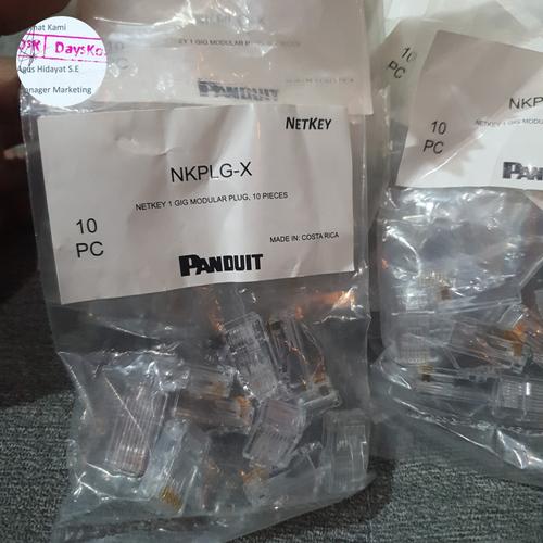 Jual CONECTOR RJ45 CAT6 ORIGINAL PANDUIT NETKEY PER PACK ( ISI 10 ...
