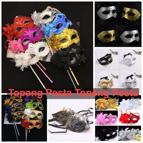 Jual Topeng pesta party Mask pesta halloween masquerade pria wanita ...