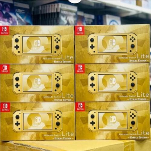 Jual Nintendo Switch Lite Hyrule Zelda Gold Edition Asia Singapore ...