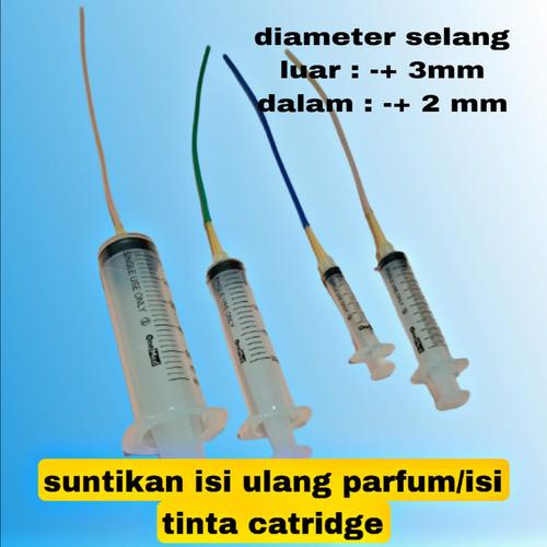 Jual Spuit/Suntikan refill + Selang kecil isi ulang parfum selang isi ...
