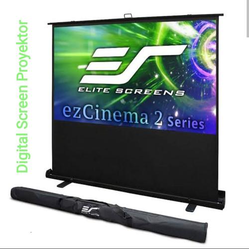 Jual Screen Projector Floor Manual 60" Inch 4:3 - Screen Portable ...