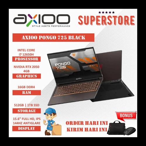 Jual OFFICIAL!!! LAPTOP GAMING AXIOO PONGO 725 INTEL I7 12650H 16GB 1TB ...