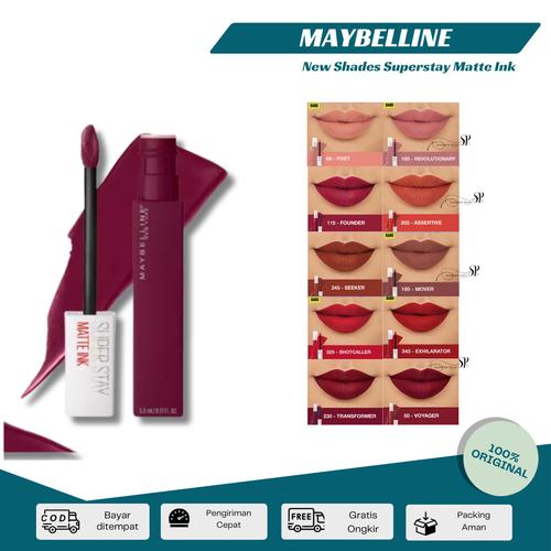 Jual MAYBELLINE Superstay Matte Ink New Shades Limited Edition - 60 ...