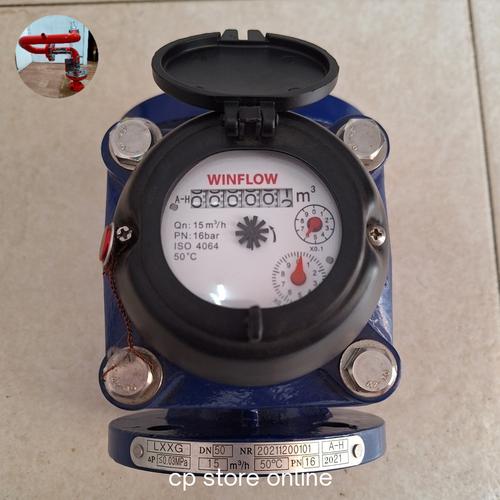 Jual Water Meter Air Limbah Winflow 2" / Meteran Air Limbah DN50 Ukuran ...