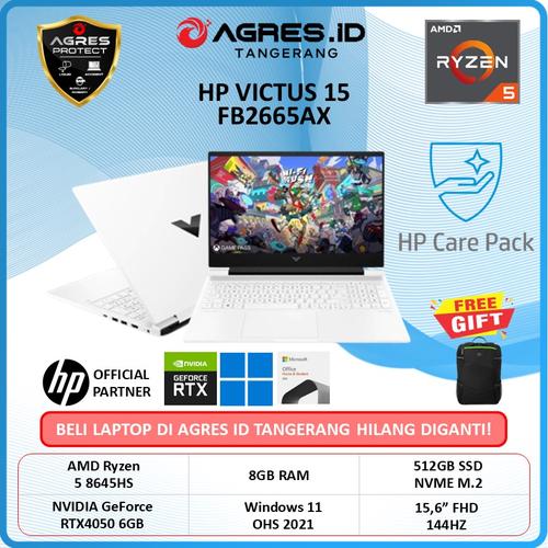 Promo HP VICTUS 15 FB2665AX RTX4050 RYZEN 5 8645HS 8GB 512GB W11+OHS 15 ...