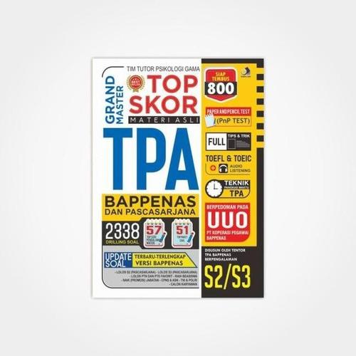 Jual Buku GRAND MASTER TOP SKOR TPA BAPPENAS Dan PASCASARJANA - Jakarta ...
