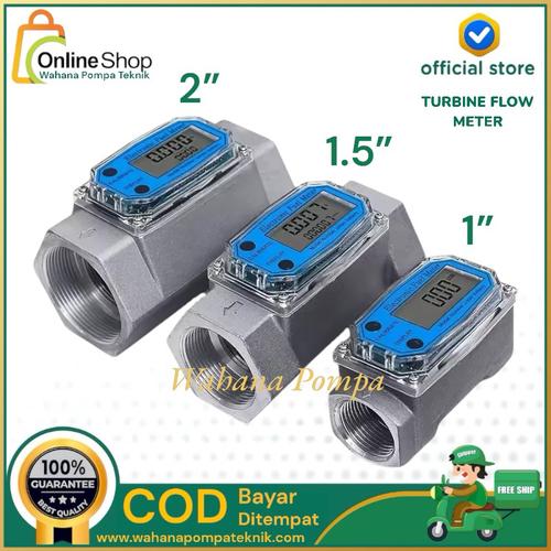 Jual Flow meter solar Digital Flow meter Bbm Digital 1.5 inch Digital ...