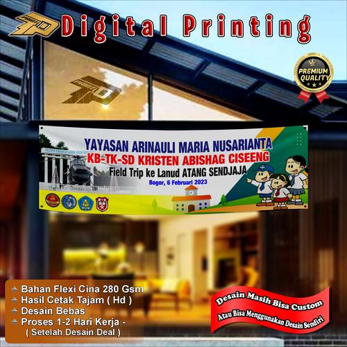 Jual [BISA COD] CETAK SPANDUK BANNER BALIHO TEMA YAYASAN CUSTOM DESAIN ...
