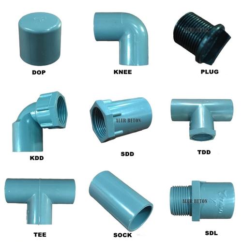 Promo Fitting Sambungan pipa pvc - Knee Tee sock drat Luar dalam merk ...
