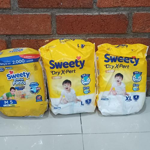 Promo SWEETY BRONZE MINI PACK M,L ISI 5 XL ISI 4 POPOK CELANA DENGAN ...