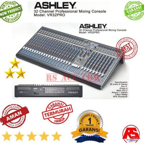 Jual MS - MIXING CONSOLE ASHLEY VR32PRO 32 Channel ORIGINAL - Jakarta ...