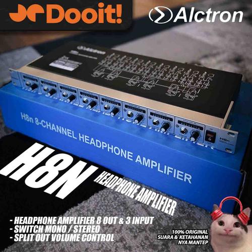 Jual ALCTRON H8N / H8 N Headphone Amplifier Original Garansi, 8 Channel ...