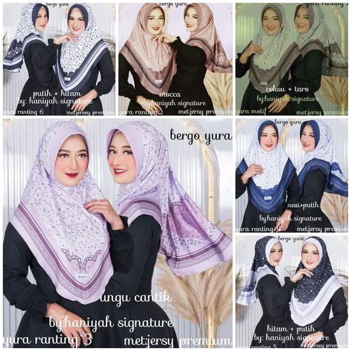 Jual Hijab instan bergo motif terbaru,hijab bergo kenan instan,bahan ...