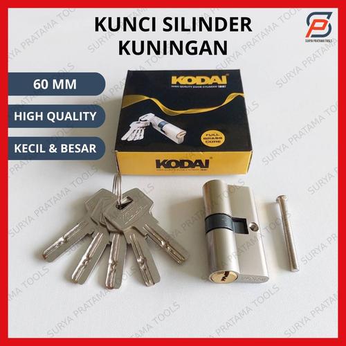 Jual SILINDER KUNCI PINTU KUNINGAN 60mm KECIL SEDANG BESAR 60 mm CYLINDER ANAK KUNCI PINTU ...