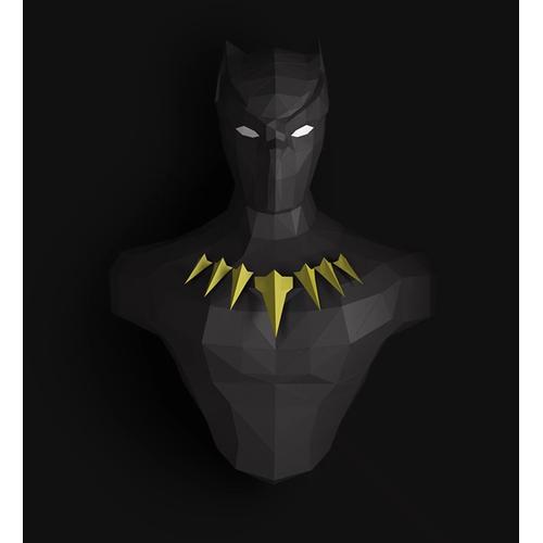 Jual 3D Papercraft Marvel Black Panther (DIY Crafting by Number ...