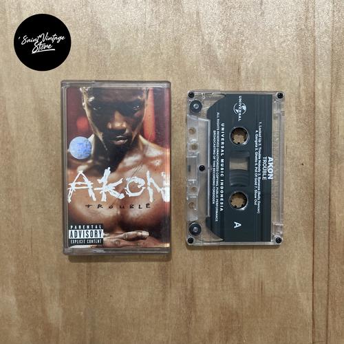 Jual Kaset Akon Trouble Original Wakman Discman Tape Boombox CD Akon ...