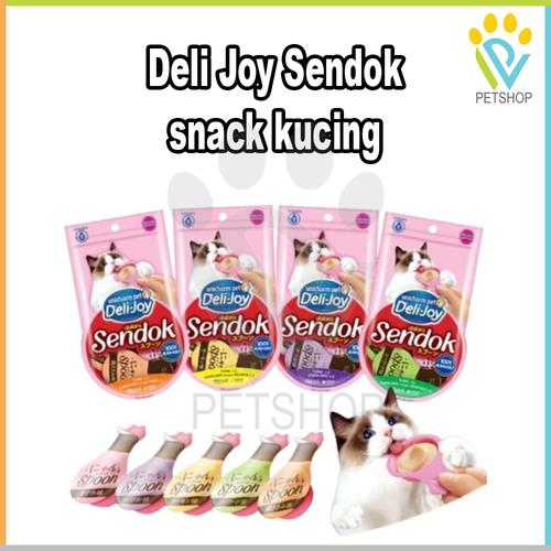 Promo Deli-Joy Sendok 10g x 4pcs Snack Makanan Kucing Premium delijoy ...