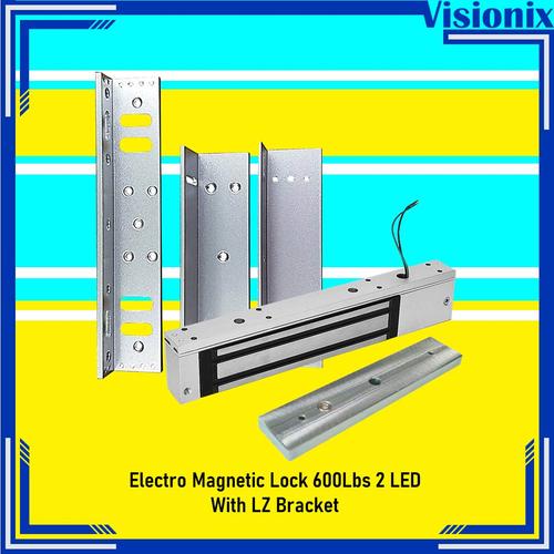 Jual Magnetic Lock 600 Lbs 5 Wire 2 LED - EM Lock EMLock - Jakarta ...