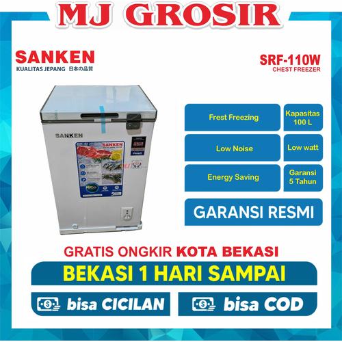 Jual SANKEN SRF 110 CHEST FREEZER BOX LEMARI PEMBEKU SRF-110W - packing bubble - Kota Bekasi ...