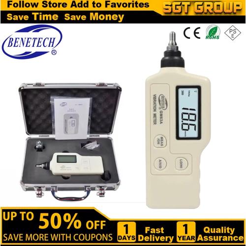 Jual Vibration Meter GM63A Benetech ORIGINAL Vibrometer Tester GM-63A ...