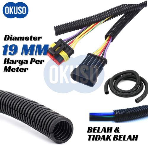 Jual Selang Spiral Kabel 19mm Fleksibel Conduit Belah Selongsong ...
