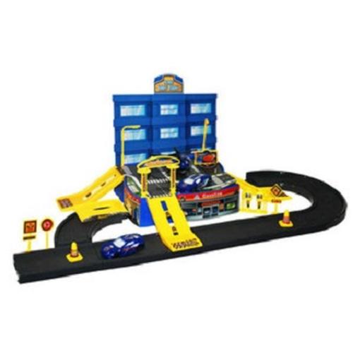 Jual mainanedukasi set jalan raya simulasi perkotaan parking lot toys ...