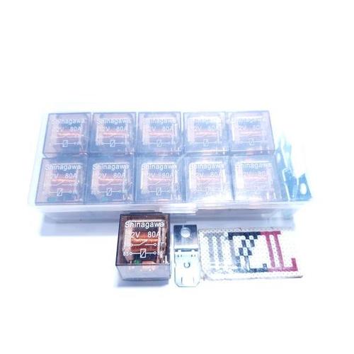 Jual relay 4 kaki 12 volt 80 ampere alarm atau klakson lampu dll ...