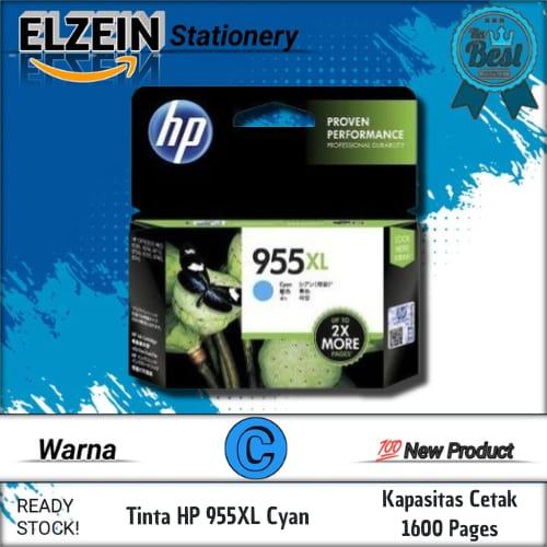 Jual Cartridge Tinta HP 955XL 955 XL Cyan Printer HP Officejet 7720 ...