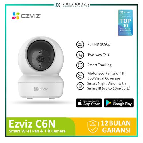 Jual Ezviz C6N 2MP Smart Wifi Pan Tilt IP Camera CCTV Indoor 1080p ...