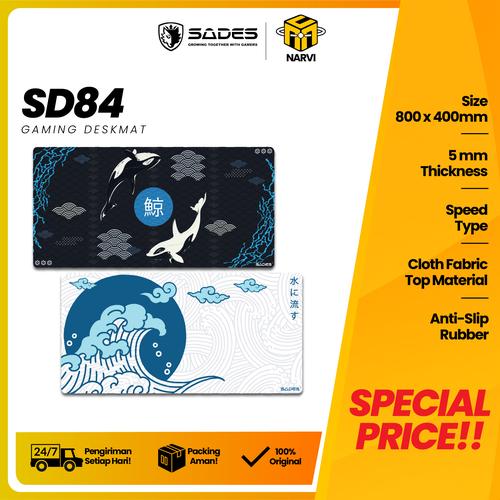 Jual SADES SD84 Speed Type Cloth Gaming Deskmat - Mousepad Gaming ...