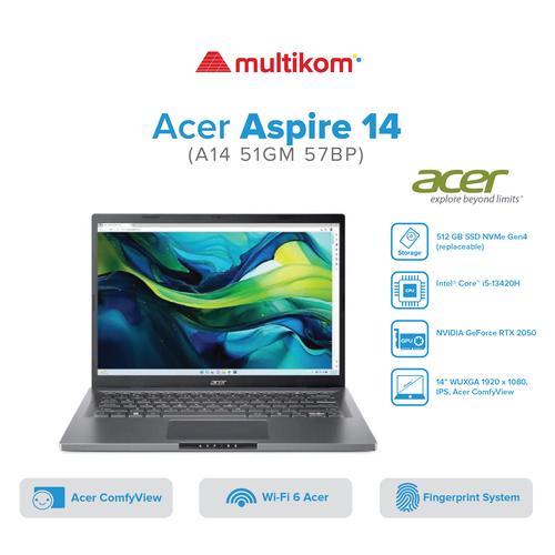 Promo ACER Aspire 14 A14 51GM 57BP i5 13420H RTX2050 8GB 512GB 14 ...