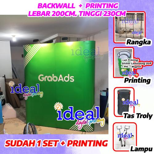 Jual Backdrop Backwall Pameran 3x2 LURUS Hotel bongkar pasang - Jakarta ...