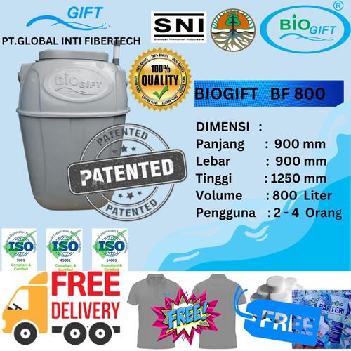 Jual Septic Tank Biotech 800 Liter,septic tank bio 800 liter,septic ...