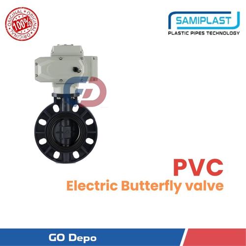 Jual SAMIPLAST Electric Premium Butterfly Valve UPVC - DN80 ( 3 ...