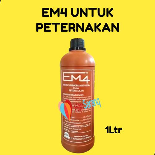 Jual EM4 Peternakan 1 Liter EM 4 Obat Kesehatan Ternak Probiotik Hewan ...