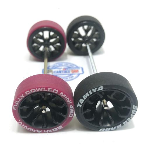 Jual Tamiya ban bubut full presisi velg Y Spoke ban super hard mix ...