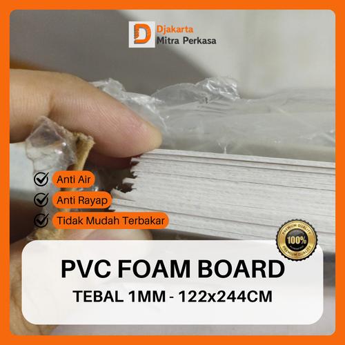 Jual PVC Foam Board 1mm uk 122cm x 244cm PVC Foamboard PVC Foam sheet ...