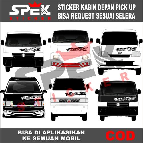 Jual STICKER KABIN PICK UP SIMPEL GRANMAX, L300, TSS, NEW CARRY, TRAGA ...