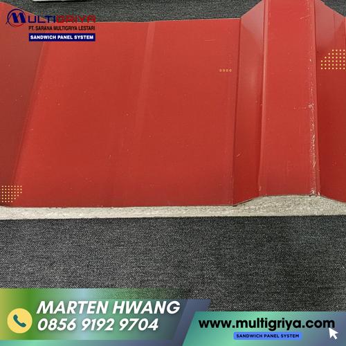 Jual SANDWICH PANEL EPS ROOF 50mm RED SKIN - 100mm - Kab. Tangerang ...