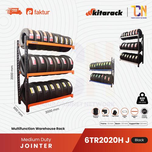 Jual KITARACK Tire Rack 6TR2020J Jointer Rak Ban Motor Mobil 600KG Rak ...